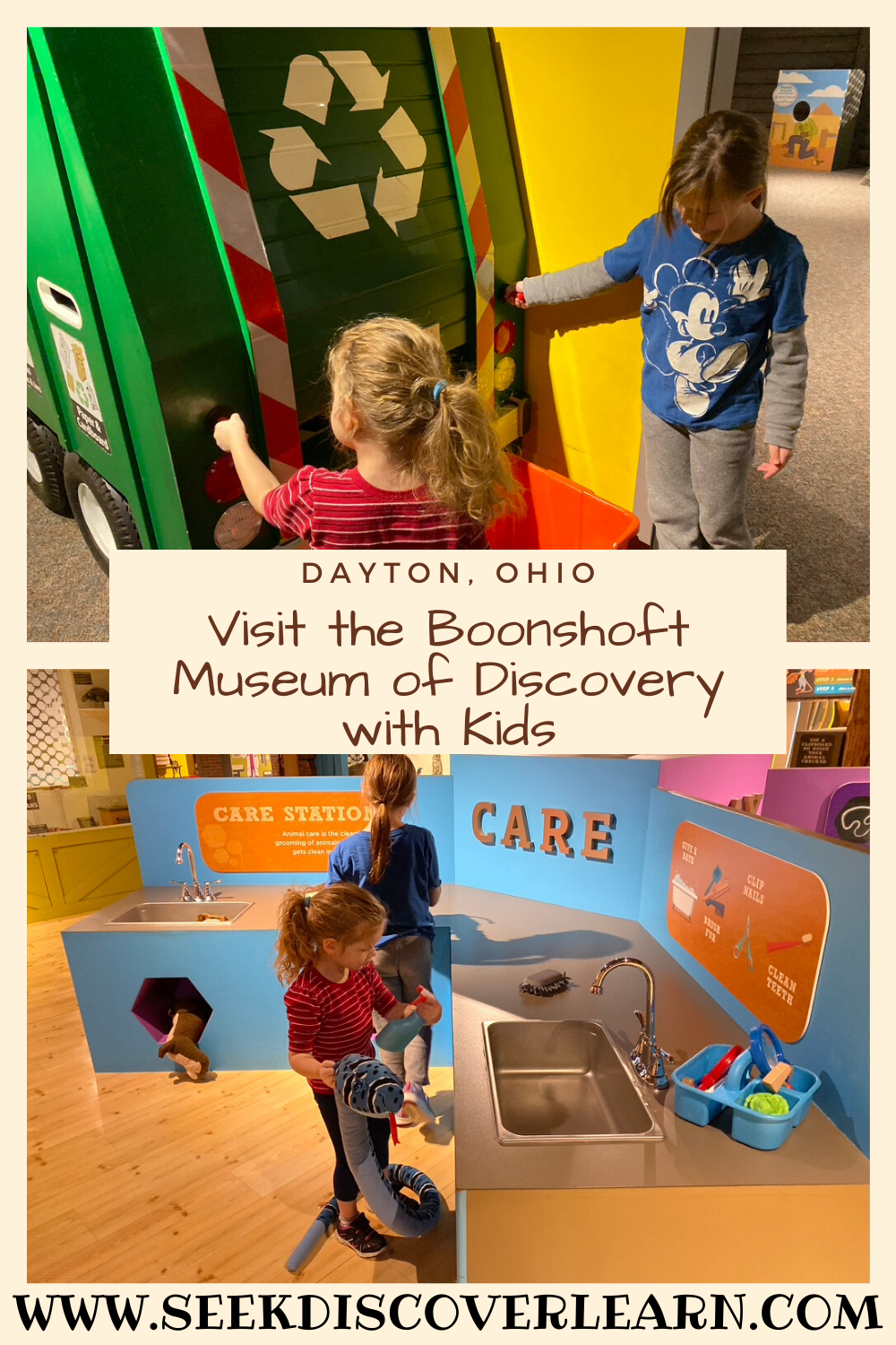 Boonshoft Museum of Discovery with kids | Seek Discover Learn